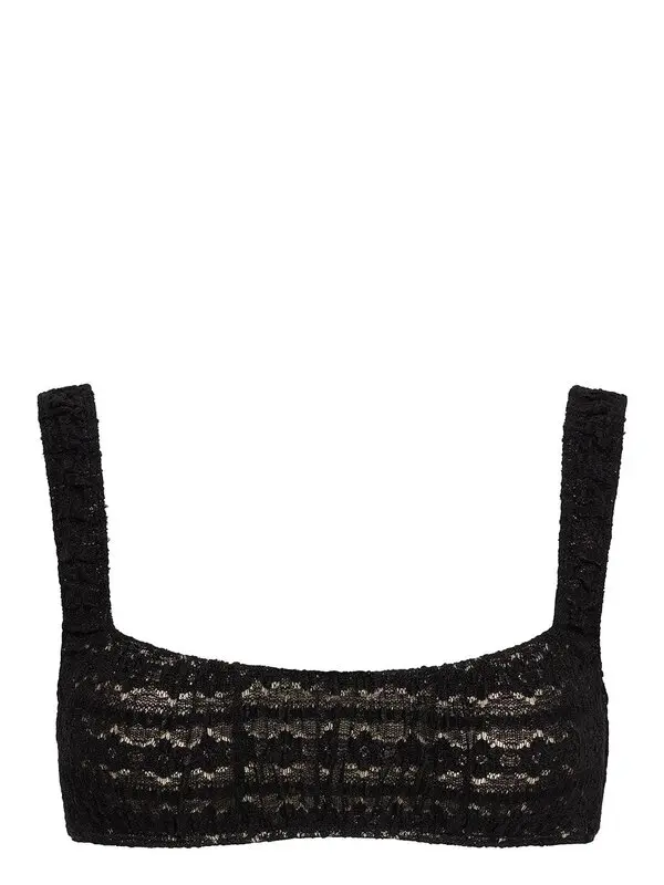 MONTCE Lace Zoe Bikini Top - Black