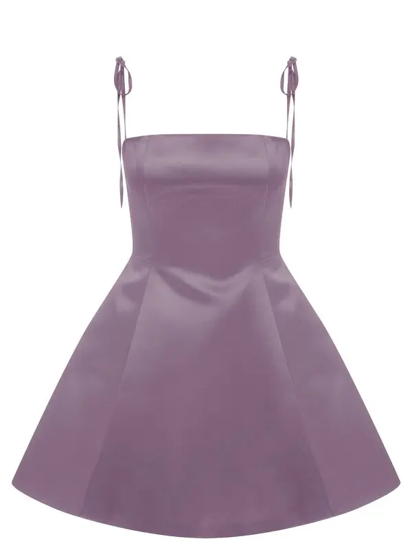 NAZLI CEREN Juniper Mini Dress - Purple