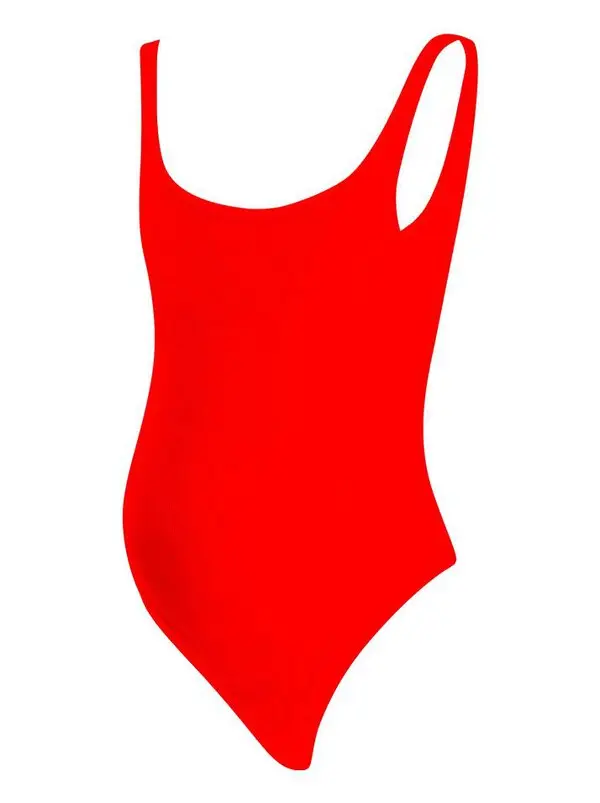 THE KOOZY Maternity Chani Bodysuit - Red