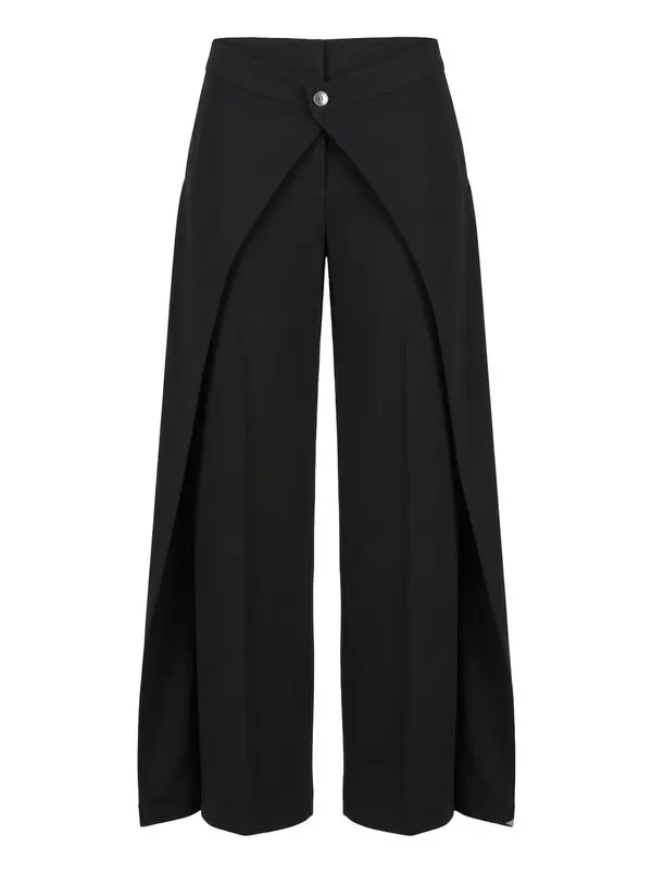 ASHITA FERNANDES Perle Wide-leg Pants - Black
