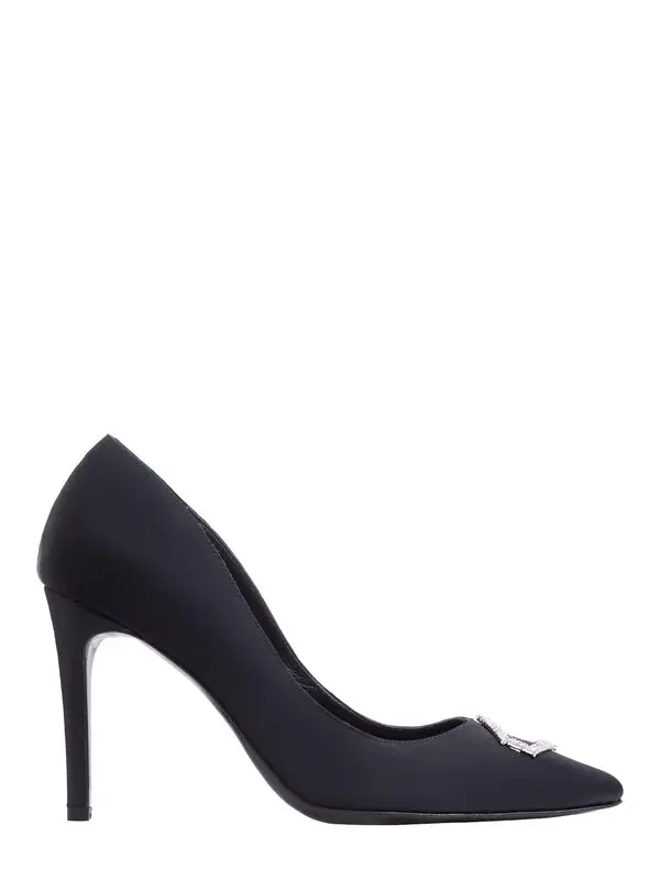 GINISSIMA Alice Stiletto Crystal Embellished Pumps - Black