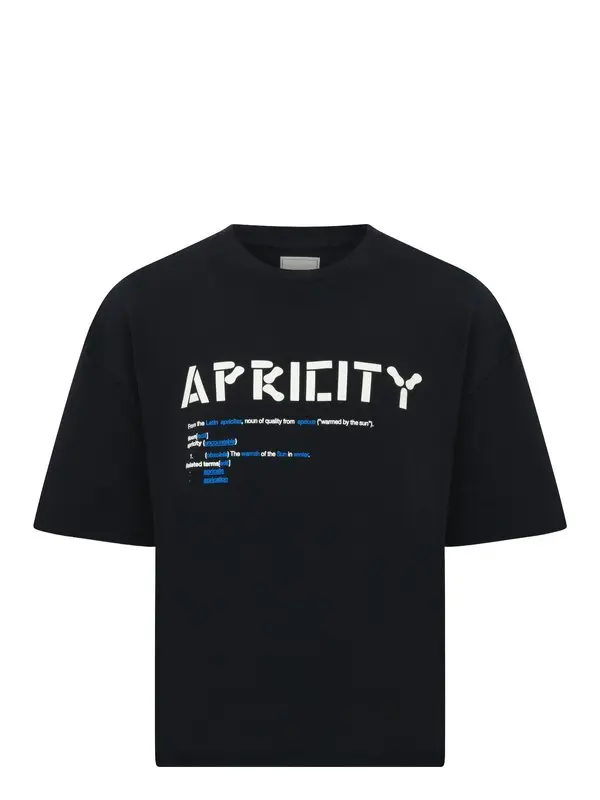 GUAJ LONDON Apricity T-shirt - Black
