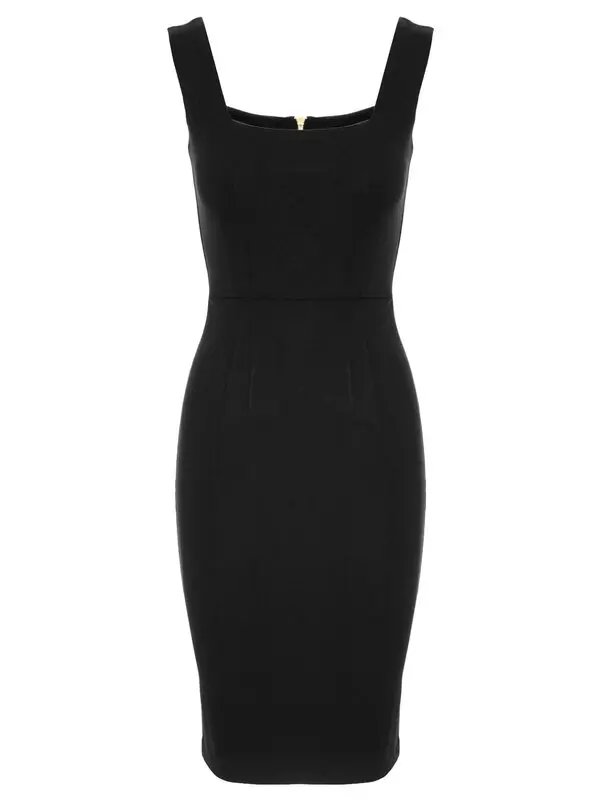 ROSERRY Kensington Sleeveless Jersey Midi Dress - Black