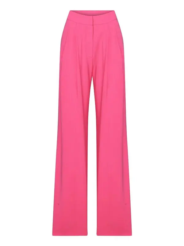 NAZLI CEREN Tina Wide-leg Trousers - Pink