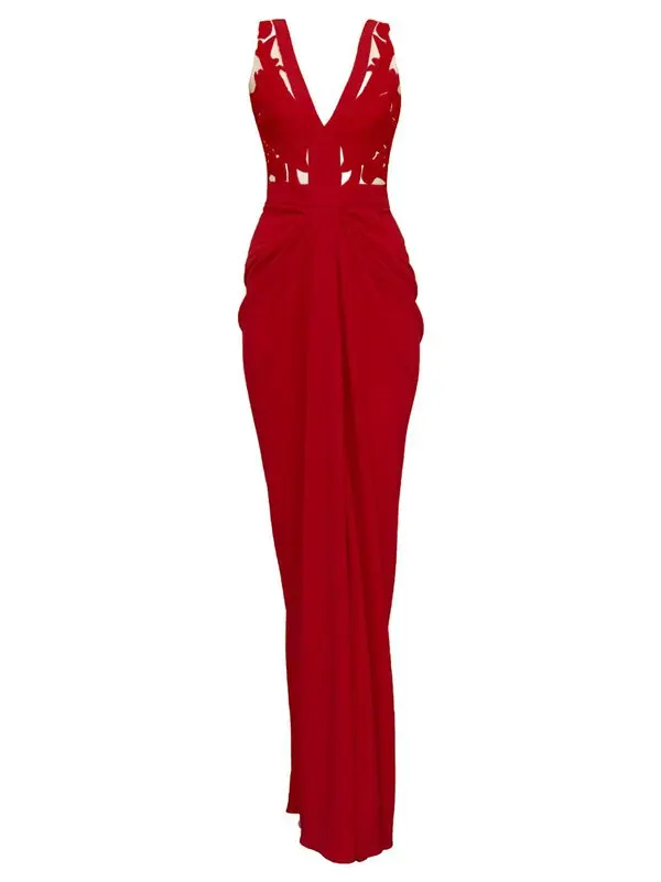 ALINA CERNATESCU Alegria Classic Maxi Gown - Red