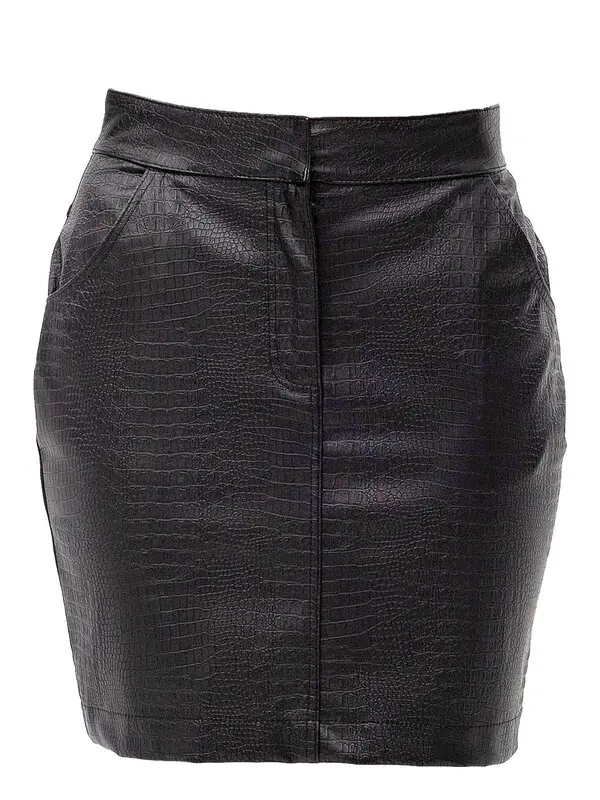 MAISON BOGOMIL Faux Leather Mini Skirt - Black