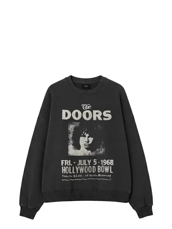 OTHER UK The Doors Hollywood Bowl Sweatshirt - Black/grey