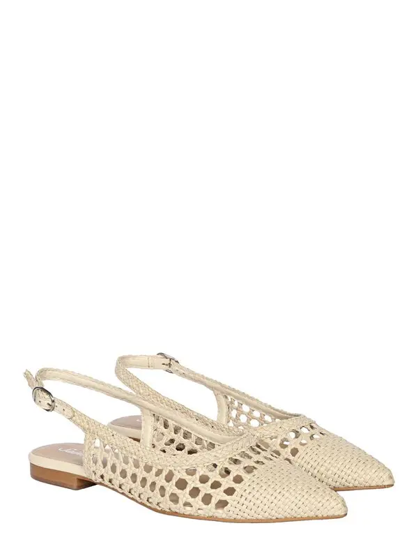 SAINT G Chayya Woven Leather Sandals - Brown