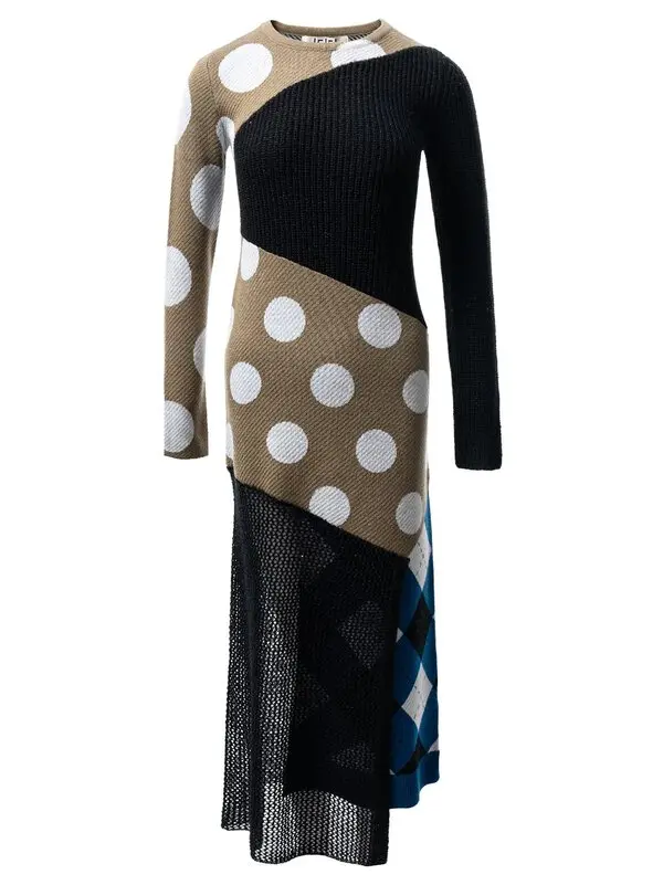 FULLY FASHIONING Khai Maxi Dress - Black/white