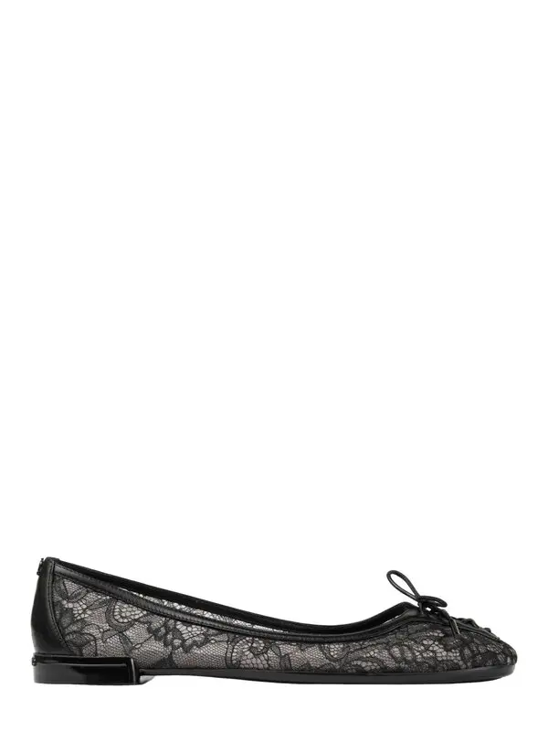 JIMMY CHOO Scarlett Lace Ballerina Flats - Black