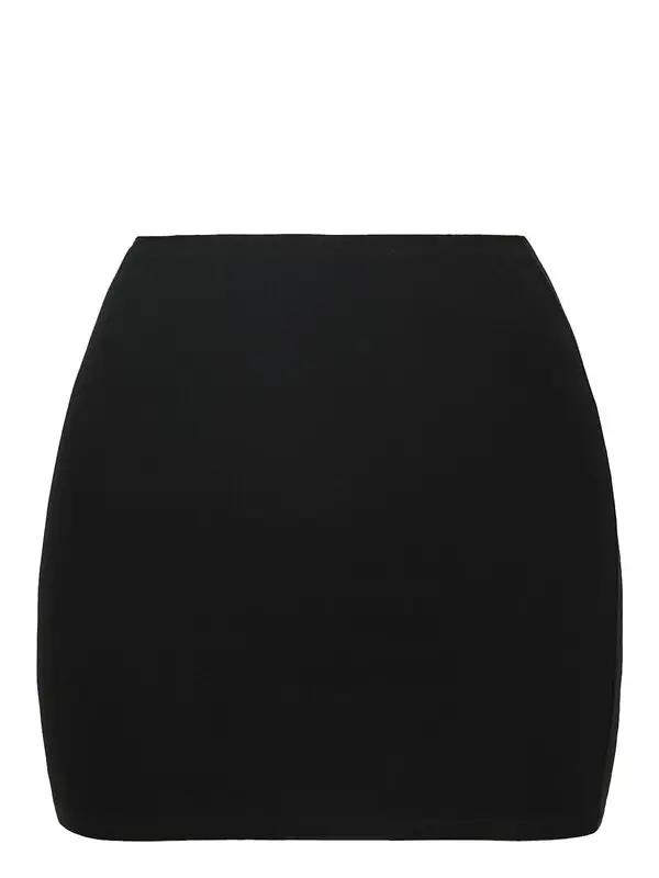 LIA ARAM Mini Elastic Skirt - Black
