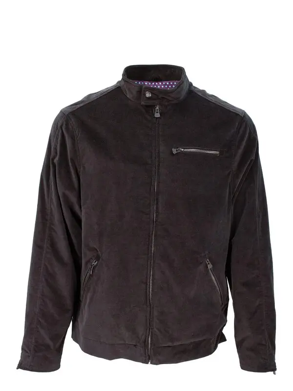 LORDS OF HARLECH Dean Biker Jacket - Black