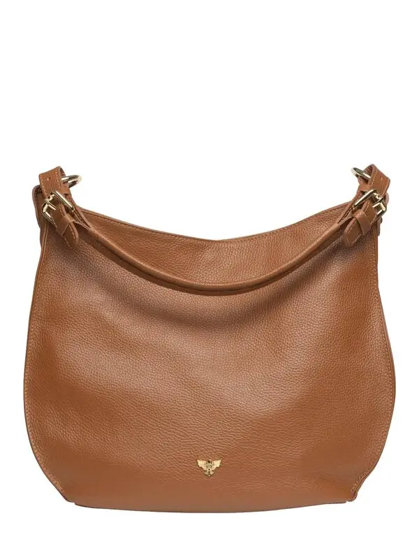 APATCHY LONDON Leather Hobo Bag - Brown
