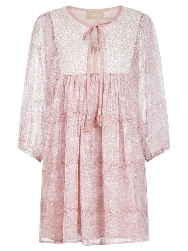 LIMINAL Nora Tunic Dress - Pink