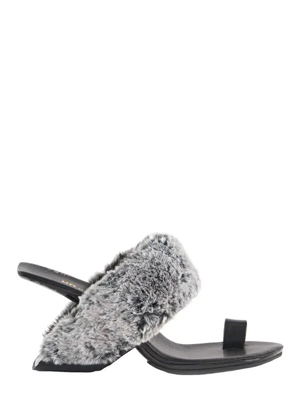 United Nude Loop Toe Hi Sandals - Black