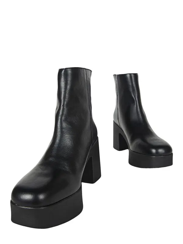Intentionally Blank Drue Platform Boots - Black