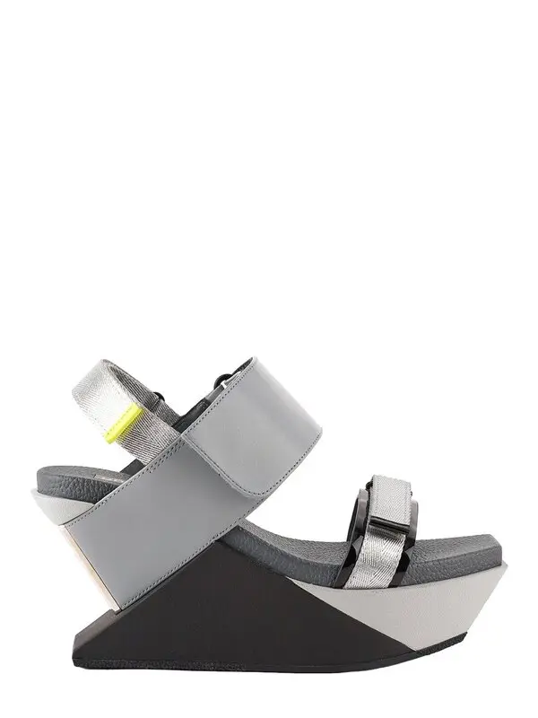 United Nude Delta Run Wedge - Silver/black/grey