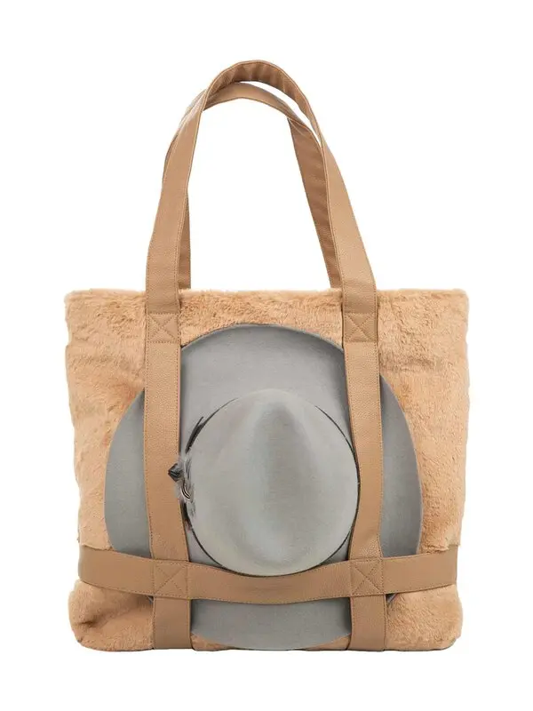 SIDNEY BYRON Winter Suncatcher Dominique Tote And Pouch - Brown