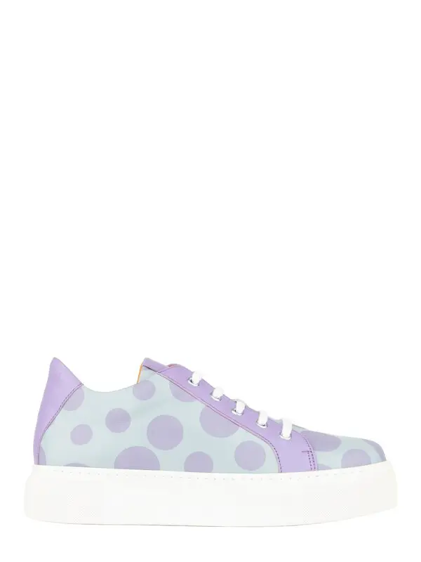 EMBASSY LONDON USA Camila Leather Sneakers - Blue
