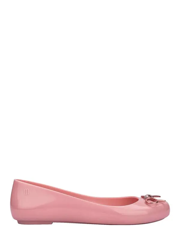 Melissa Sweet Love Chrome Ballerina Flats - Pink
