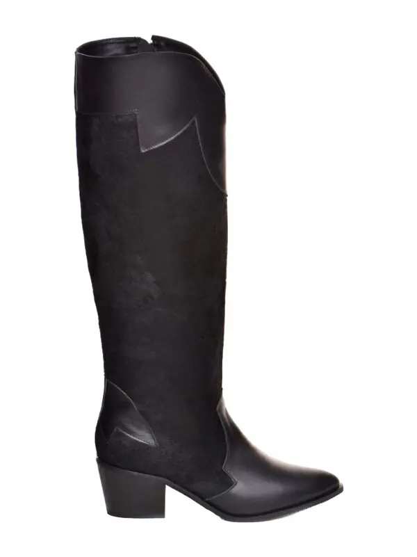 THE 5TH ELEMENT Artemis High Western Boots - Black
