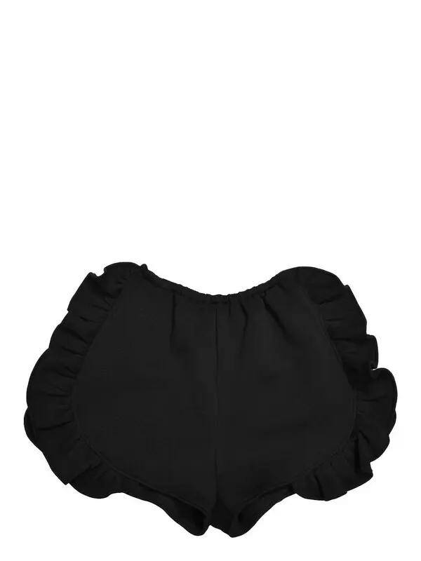 IOANA CIOLACU Peony Thigh-length Shorts - Black