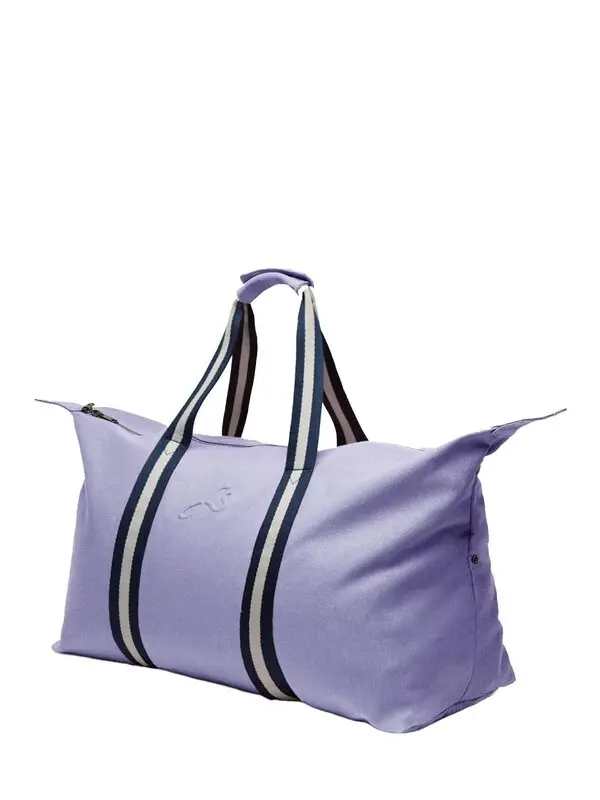 FENELLA SMITH Bodhi Recycled Canvas Large Weekender - Purple
