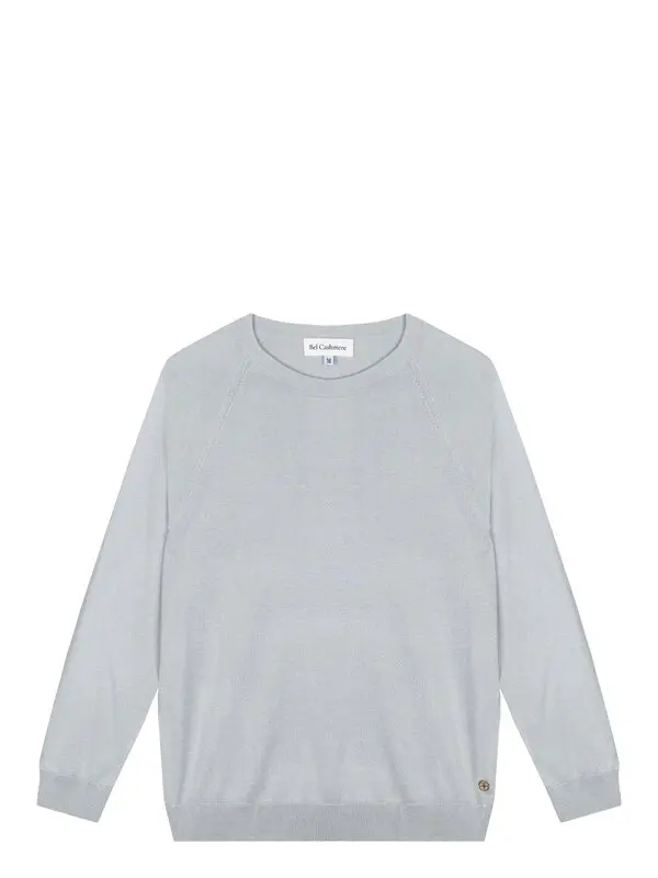 BEL CASHMERE Chelsea Cashmere And Silk Sweater - Grey