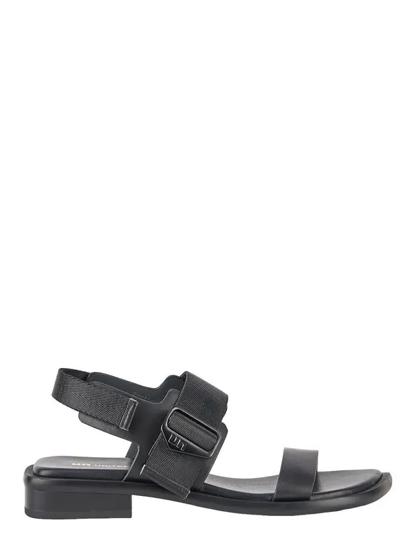 United Nude Tara Soga Lo Flat Sandal - Black
