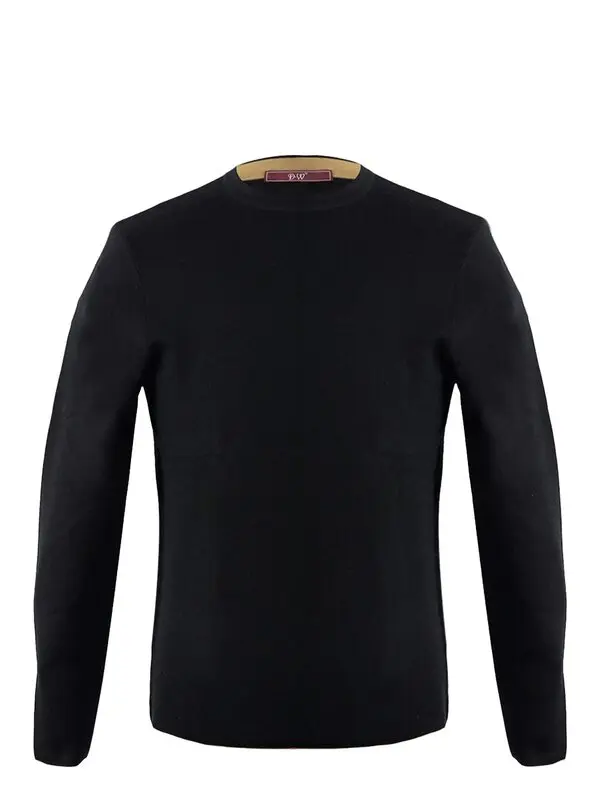 DAVID WEJ Harley Crew Neck Sweater - Black