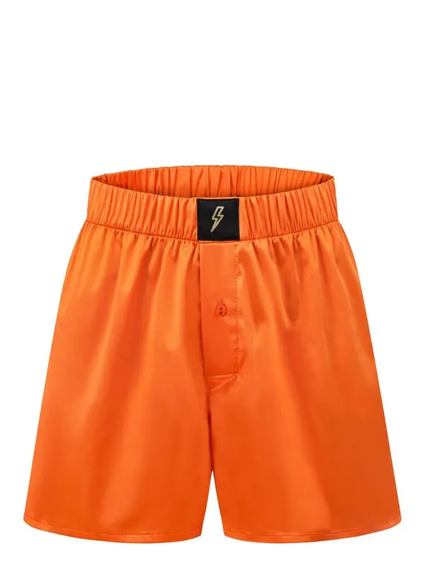EKCENTRIK Satin Boxer Shorts - Orange