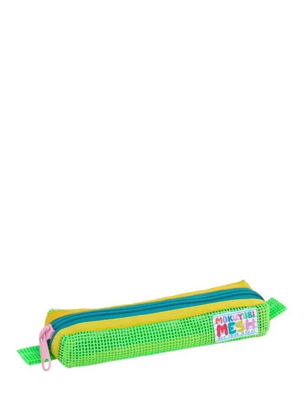 MOKUYOBI Mesh Zip Pencil Case - Green