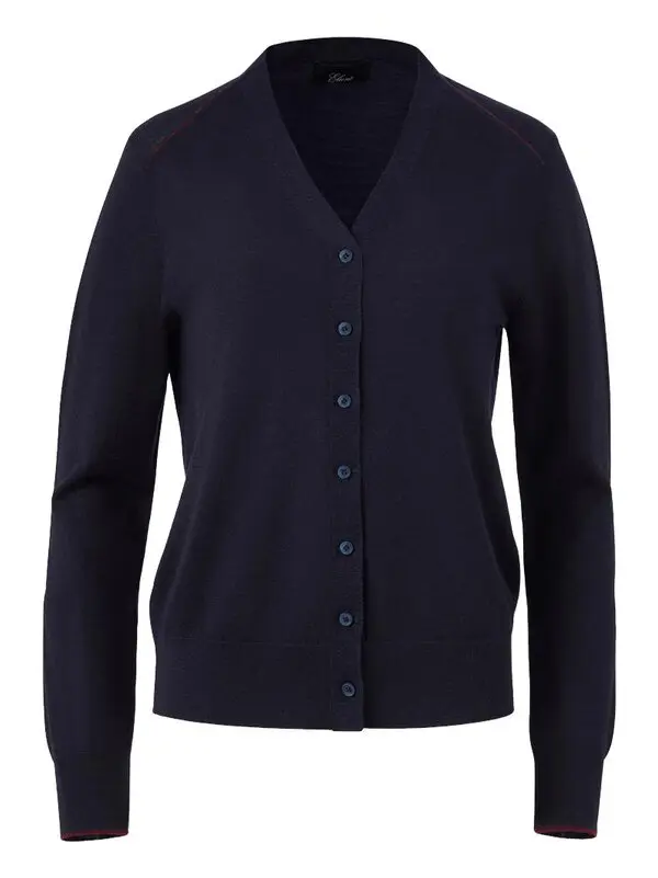 ELUNE MODE V-neck Cardigan - Blue