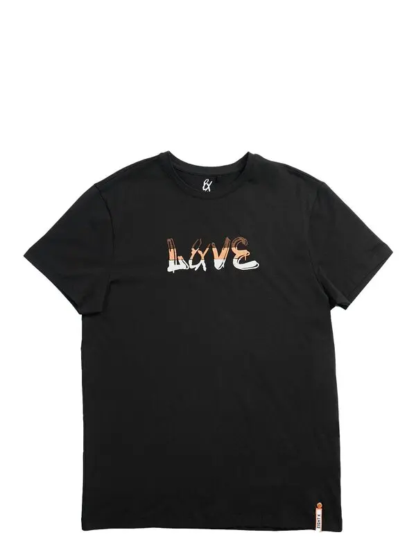 EIGHT X Signature Love Graphic T-shirt - Black