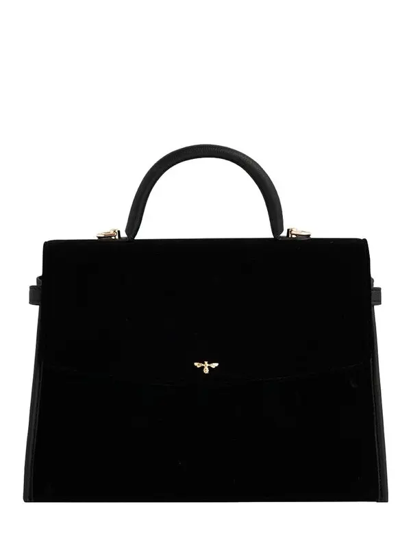 FABLE ENGLAND Structured Tote Medium - Black