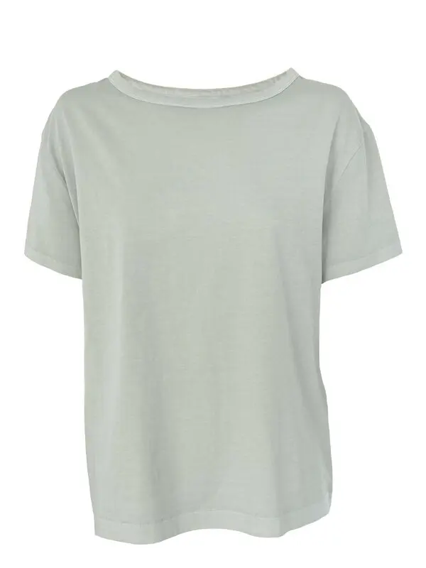 Vænn Boyfriend Crew Neck Tee - Silver