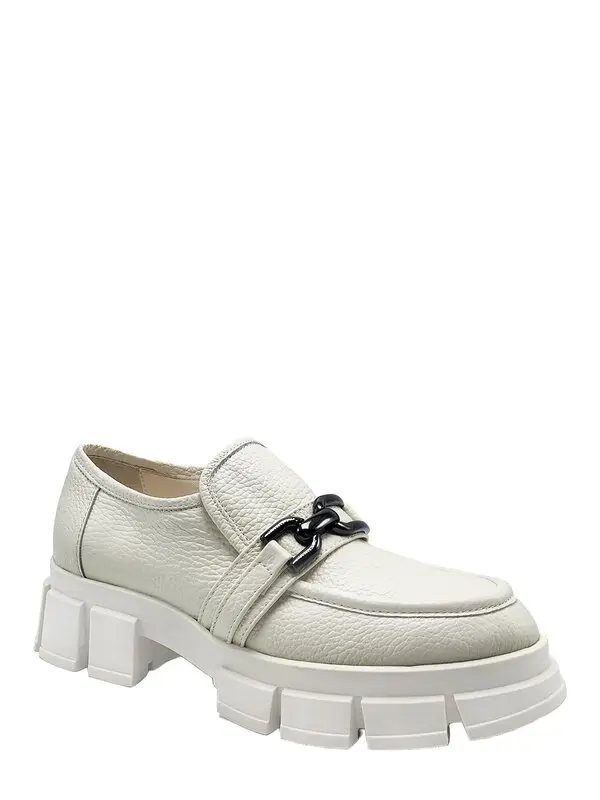 BEAUTIISOLES BY ROBYN SHREIBER MADE IN ITALY Beautiisoles Robyn Shreiber Raquel Leather Shootie - White