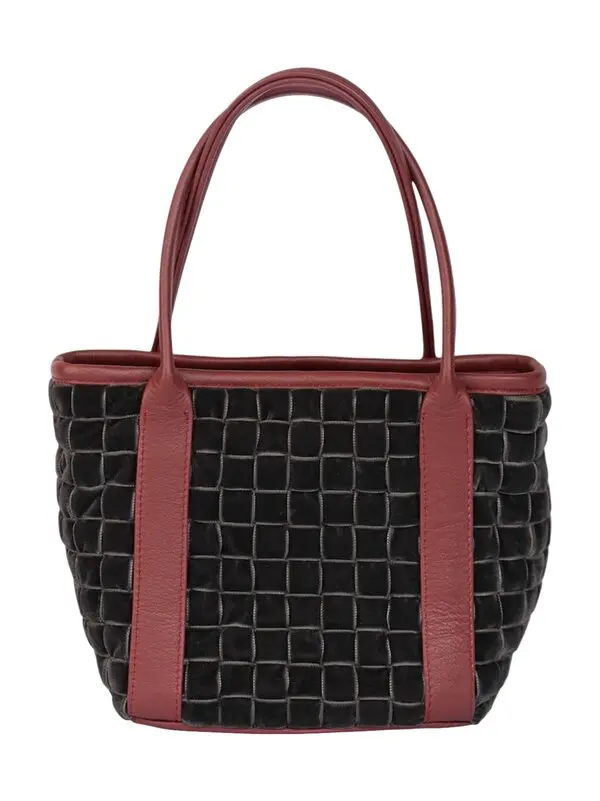 VELVET ATELIER Cholito Hand Bag - Grey