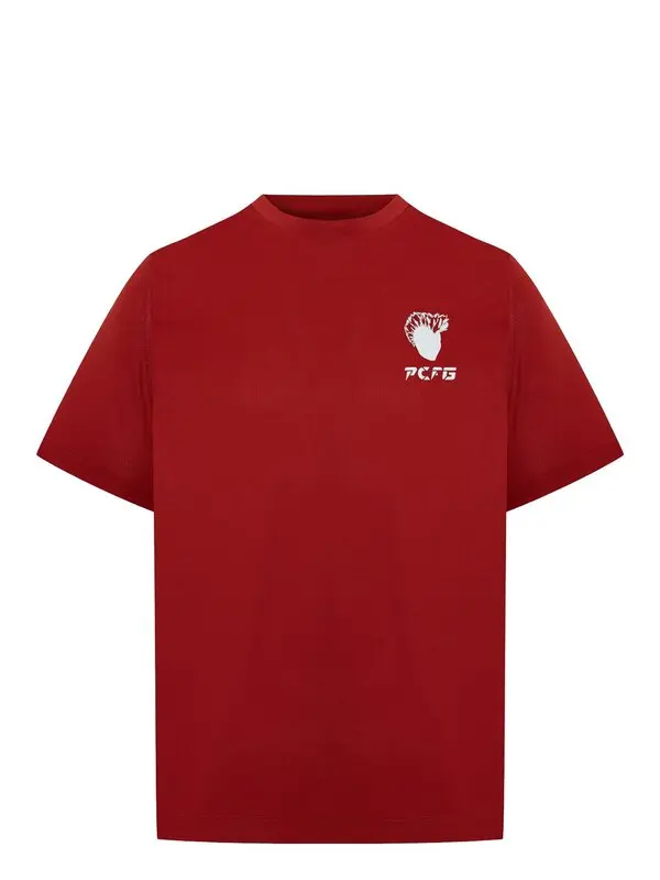 PCFG Running Tee With Mesh - Red