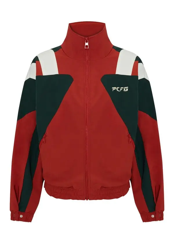 PCFG Oversized Boomerang Track Jacket - Red