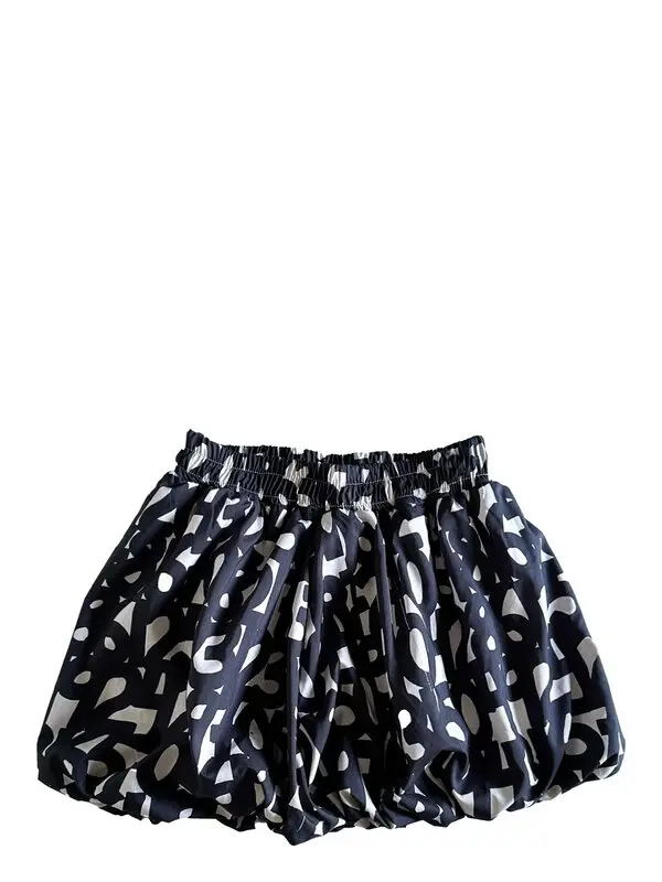 MYSIMPLICATED Numbers Balloon Skirt - Grey