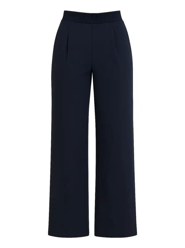 YORSTRULY Techsilk Travel Pants - Blue