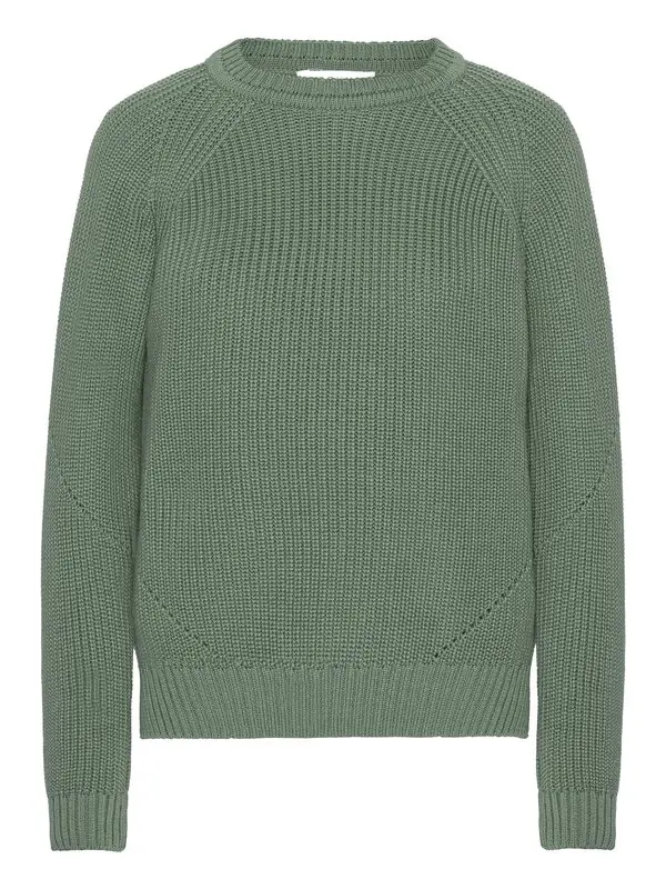 GROBUND Sally Knit Blouse - Green
