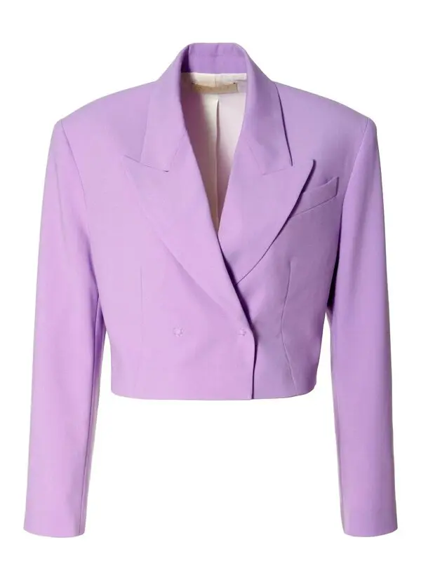 AGGI BY HALEWSKI Giorgia Blazer - Purple