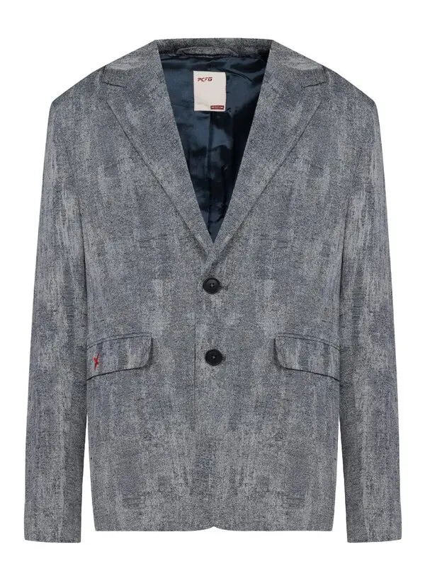 PCFG Free Heaven Linen Suit Blazer Ultimate Gray - Grey