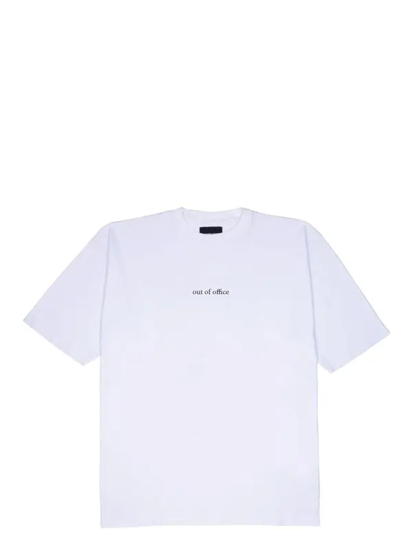 MYSIMPLICATED Oversized 'out Of Office' T-shirt - White
