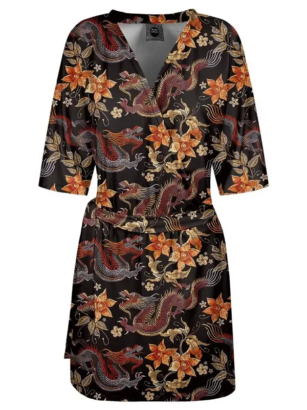 ALOHA FROM DEER Printed Envelope Dress - Brown