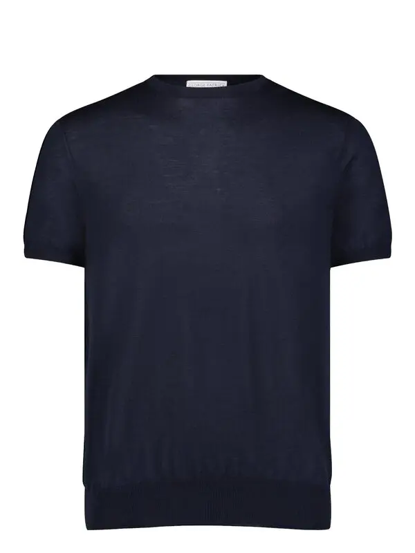 GEORGE PATRICK Crewneck Cashmere Sweater - Blue