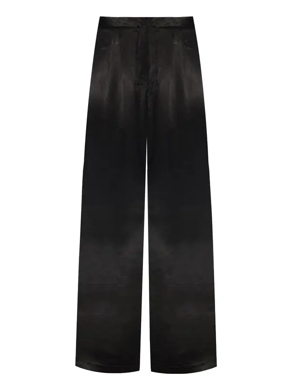 NO'DESIGN Satin Palazzo Pants - Black