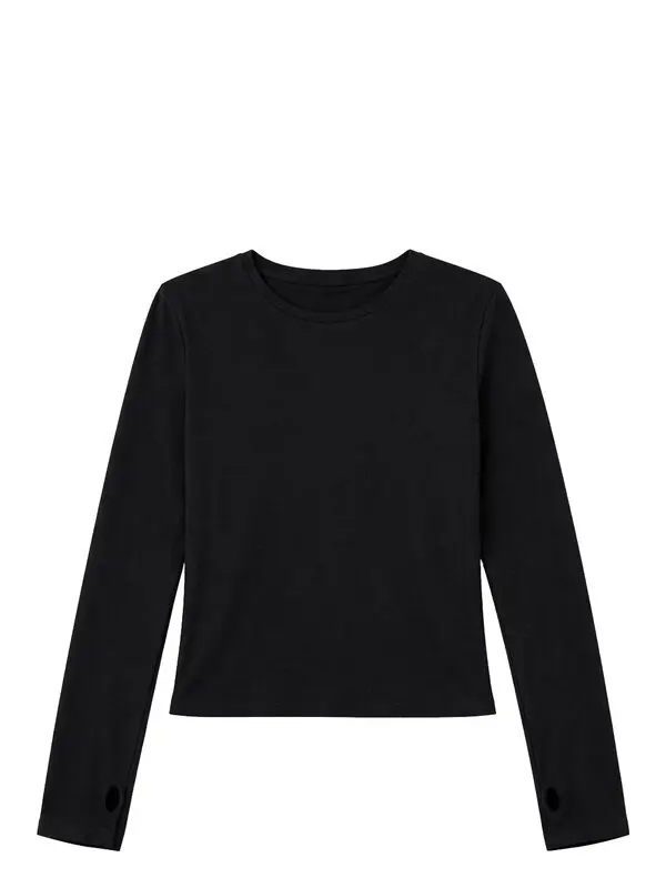 PLC - PLANET LOVING COMPANY Long Sleeve T-shirt - Black